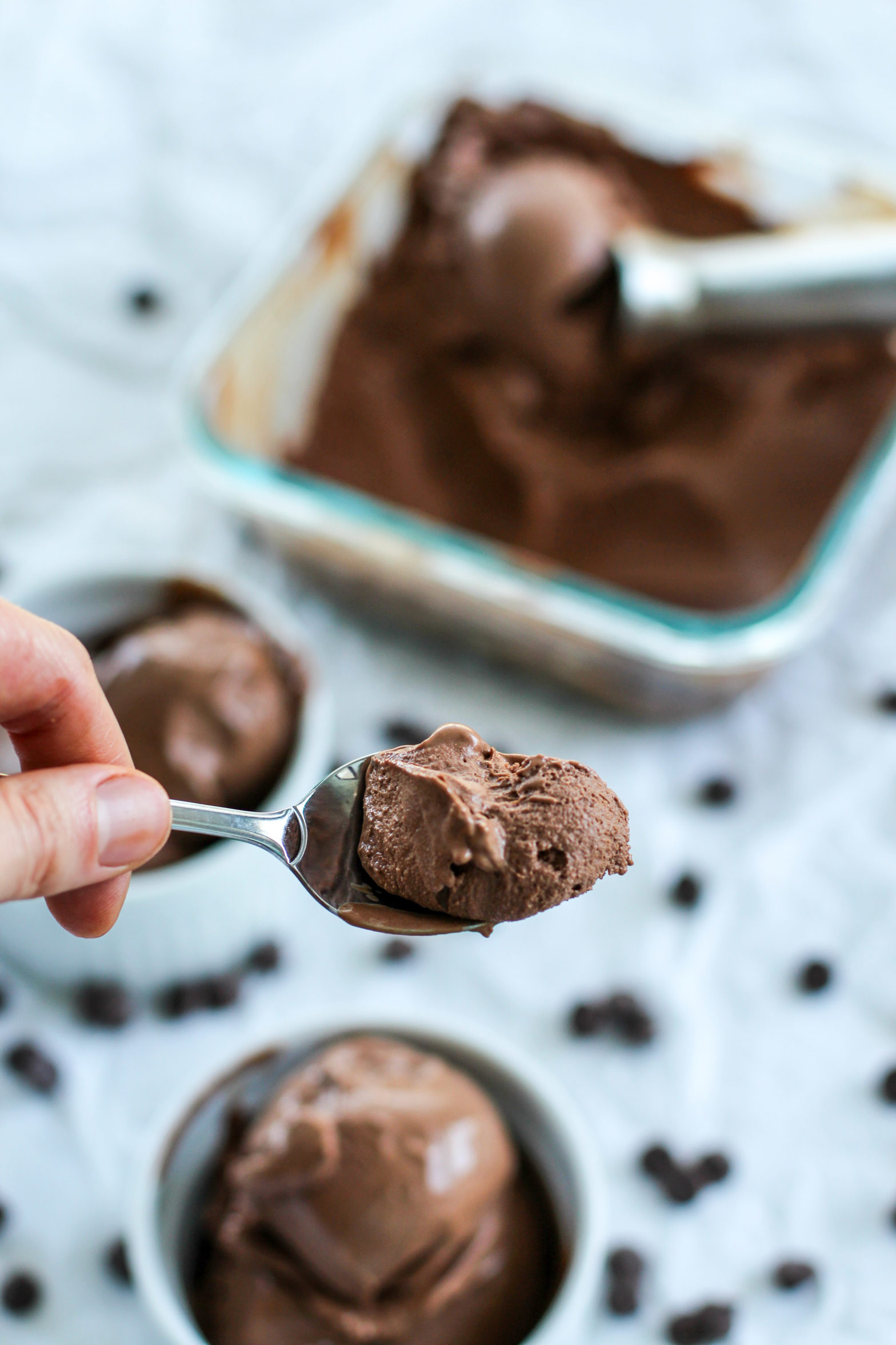 Fudgy Chocolate Ice Cream {keto} - Wholesome Family Living