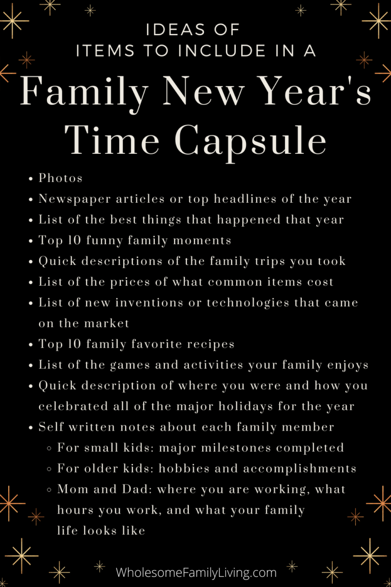 18 Fun Family Ideas for New Year's Eve at Home - Wholesome Family Living